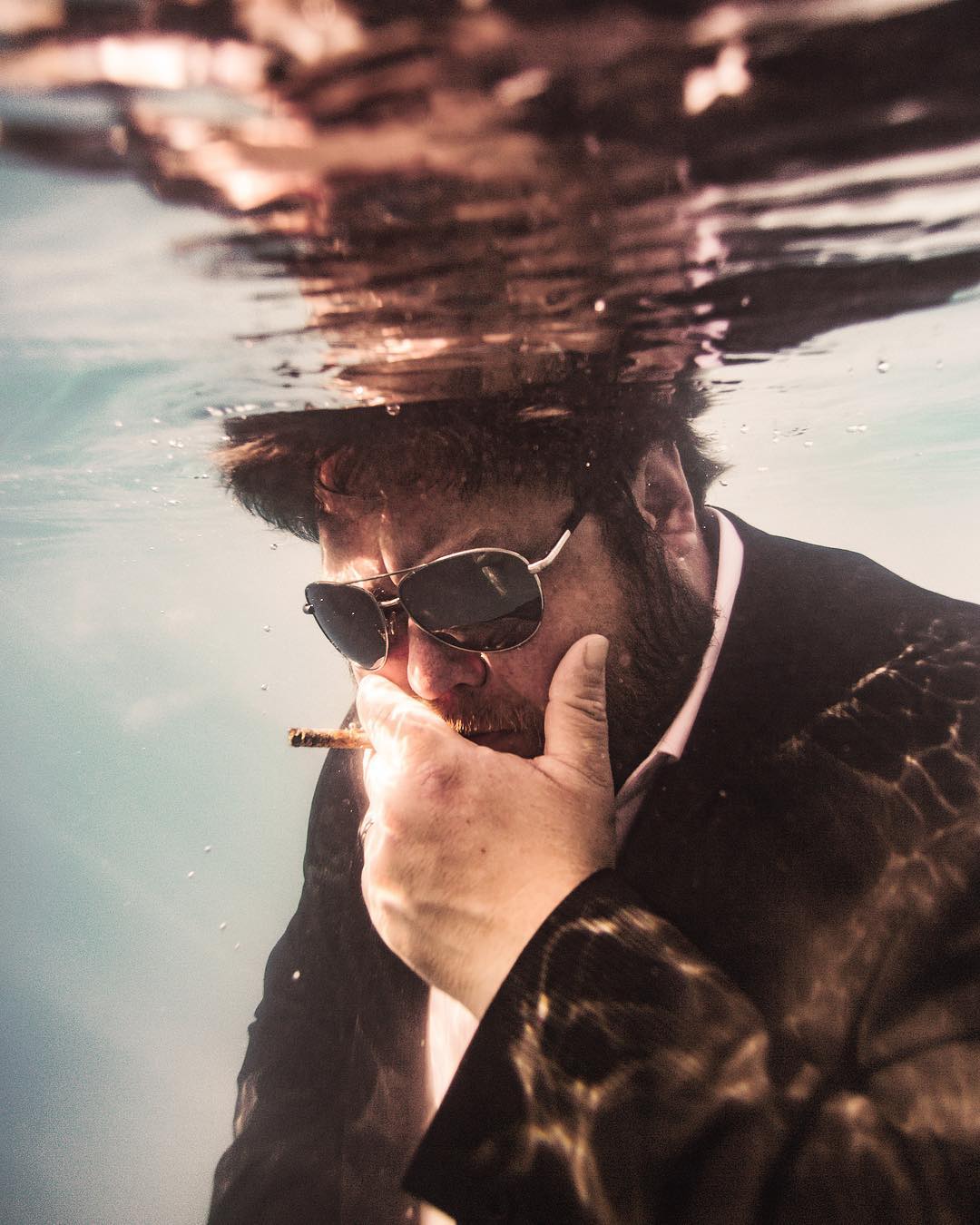 if you're gonna smoke, doing it underwater is really your safest bet ...